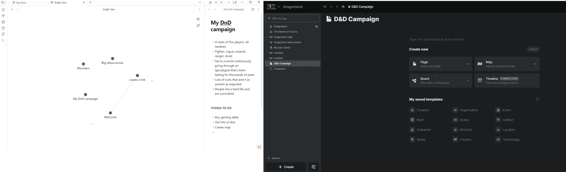 Legendkeeper vs Obsidian: Which worldbuilding tool should you choose?